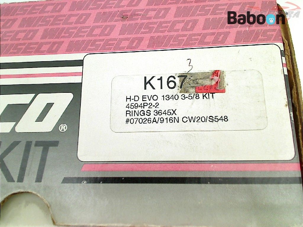 Harley-Davidson EVO 1340 Engine Zuiger Set K1673 3.645" 1453cc | Baboon ...
