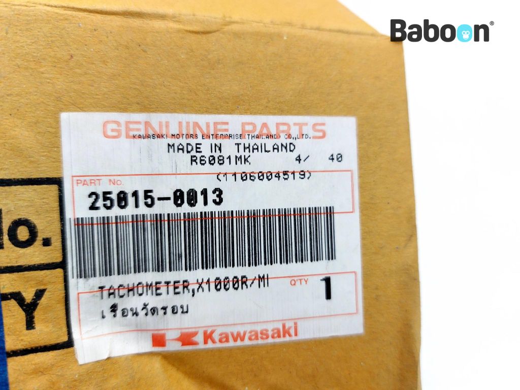 Kawasaki NINJA 250R 2008-2012 (EX250J) Rev Counter Gauge (25015-0013 ...