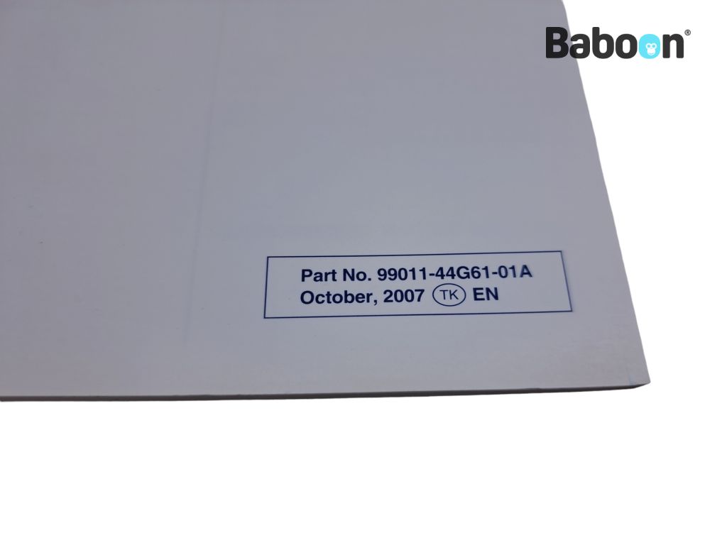 Suzuki GSR 600 2006-2010 (GSR600) Használati utasítás English (99011 ...