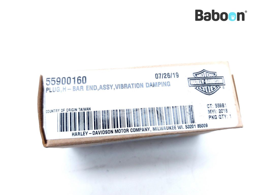 Harley-Davidson FXFB Softail Fat Bob 2018-2019 Bar End Weight Left or ...