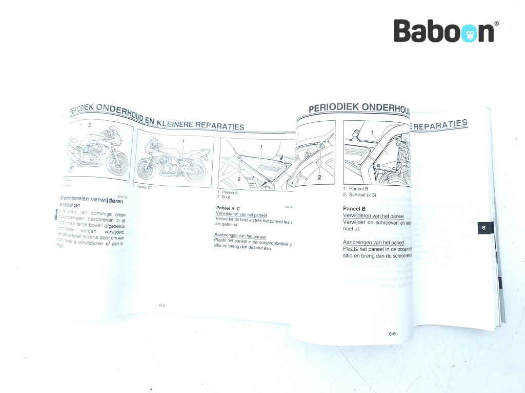 Yamaha FZS 600 Fazer 1998-2001 (FZS600) Livret d'instructions Dutch ...